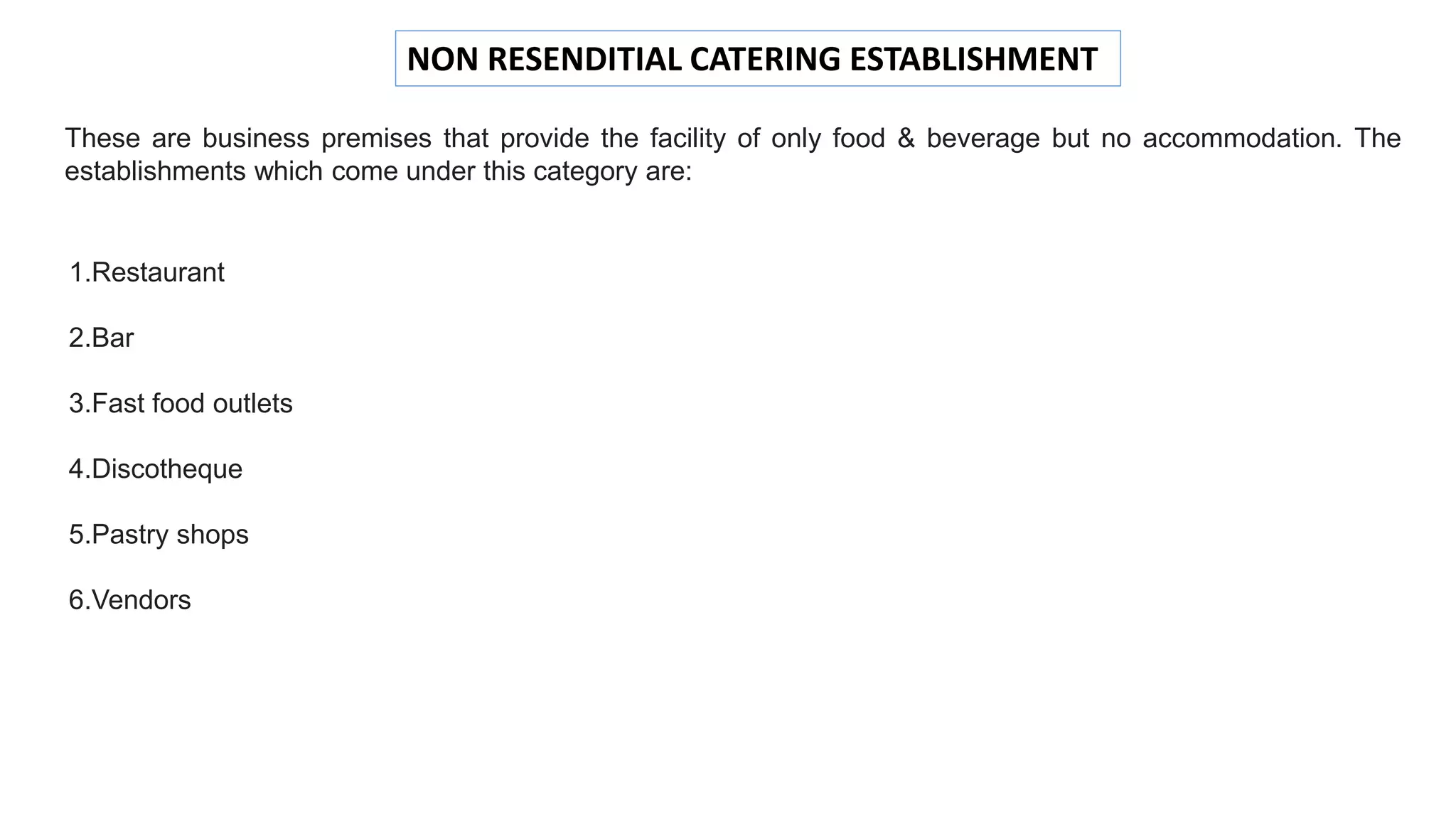 Classiciction of Catering Establishments.pptx