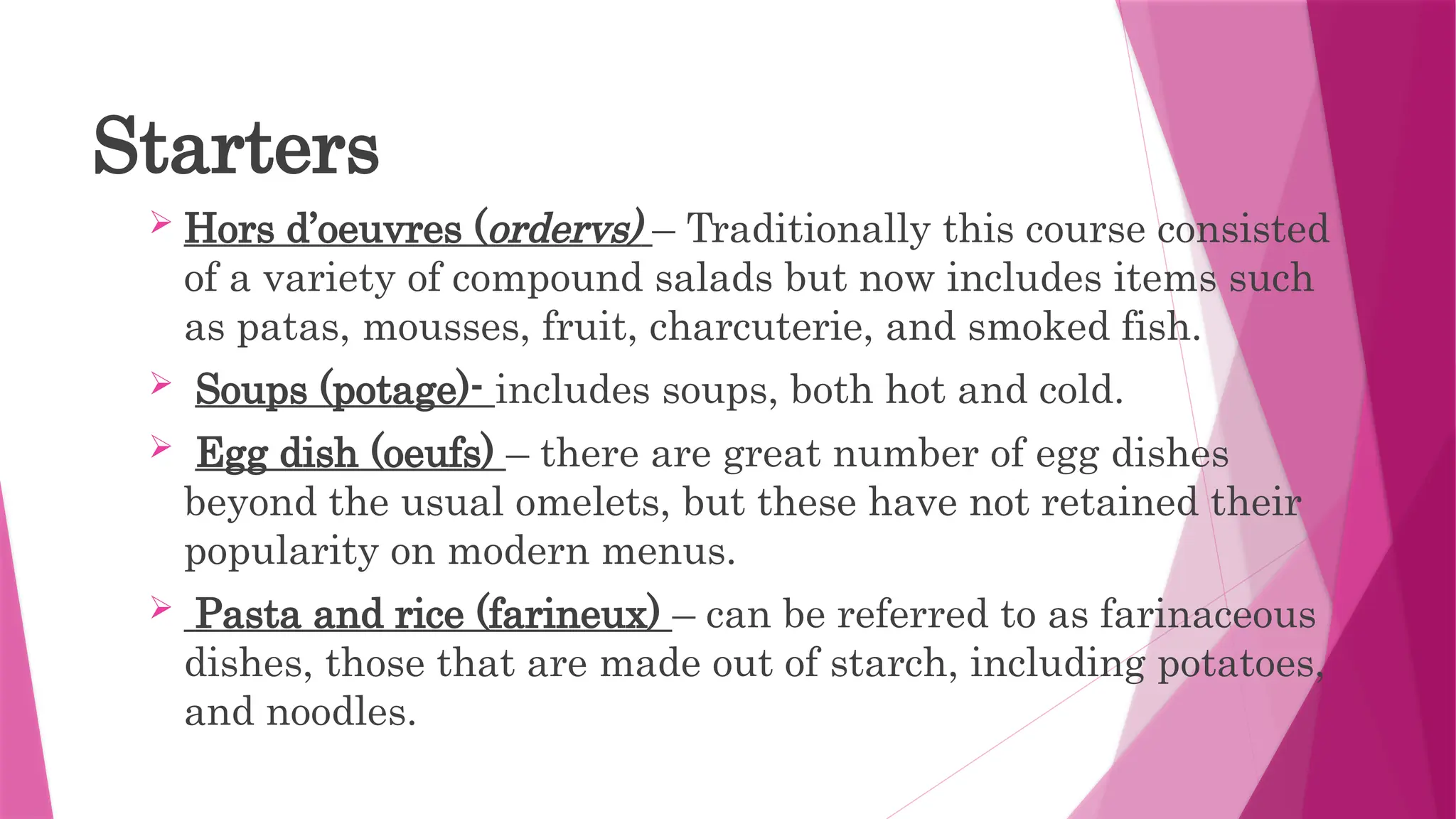 CLASSIC MENU SEQUENCE.pptxxxxxxxxxxxxxxx | PPTX