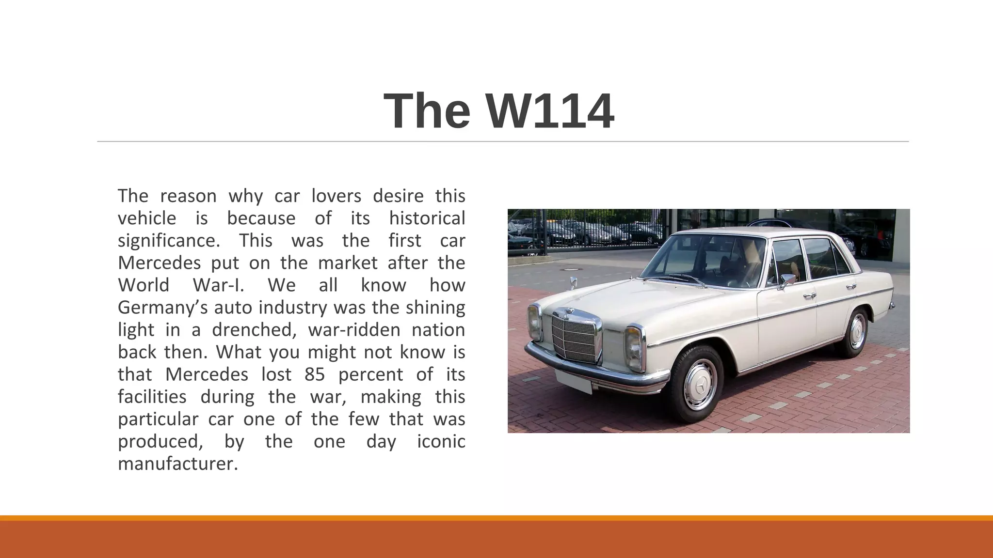 Classic mercedes benz models | PPT