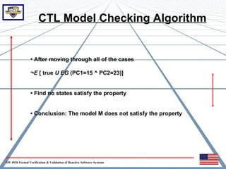 Classic Model Checking Algorithms | PPT