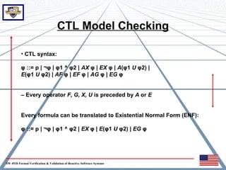 Classic Model Checking Algorithms | PPT
