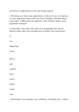 Classic Model for an ArgumentNo one structure fits all writt.docx