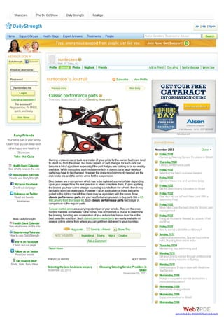 Classic performance parts | PDF