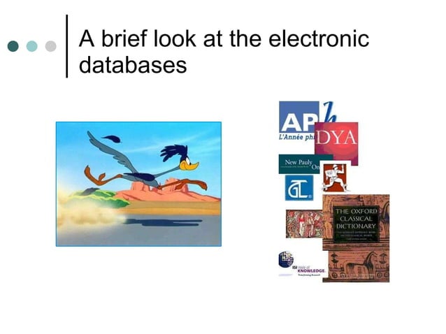 Classics electronic resources | PPT