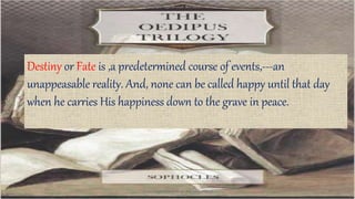 Role of Destiny in Greek Literature | PPTX