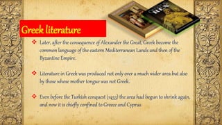 Role of Destiny in Greek Literature | PPTX