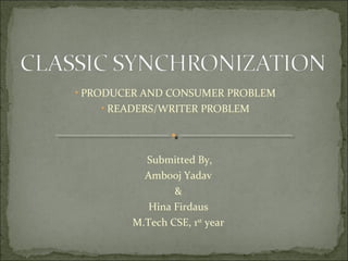 Classic synchronization | PPT