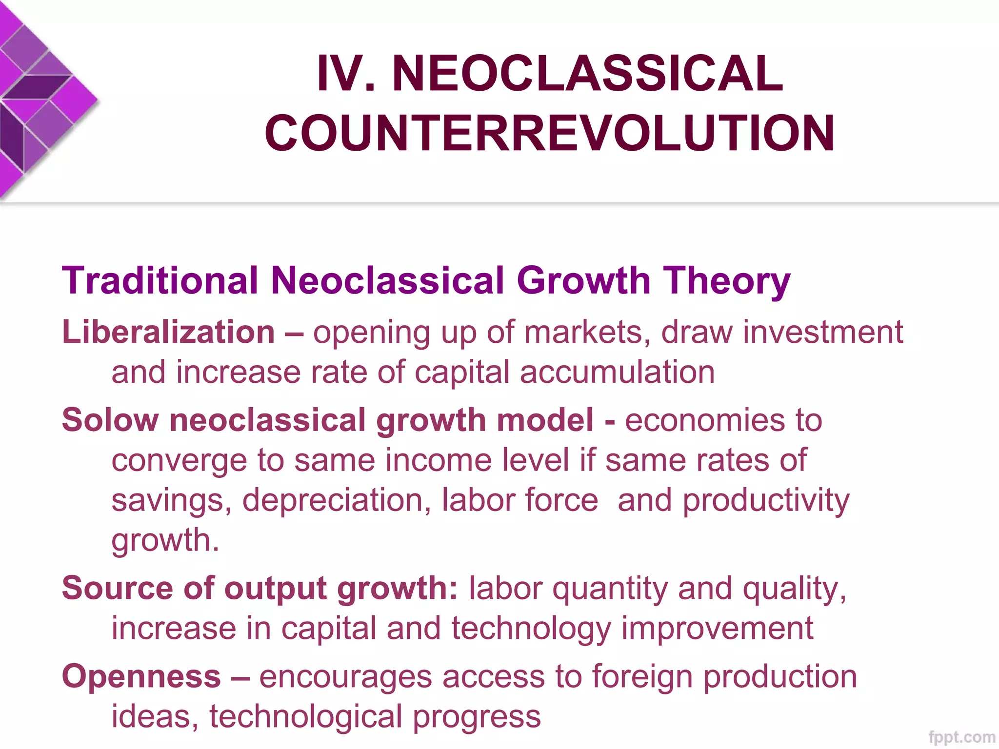 Classic Theories of Economic Growth | PPT