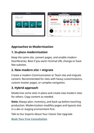 How to Change Classic SharePoint to Modern SharePoint (An Updated Guide ...