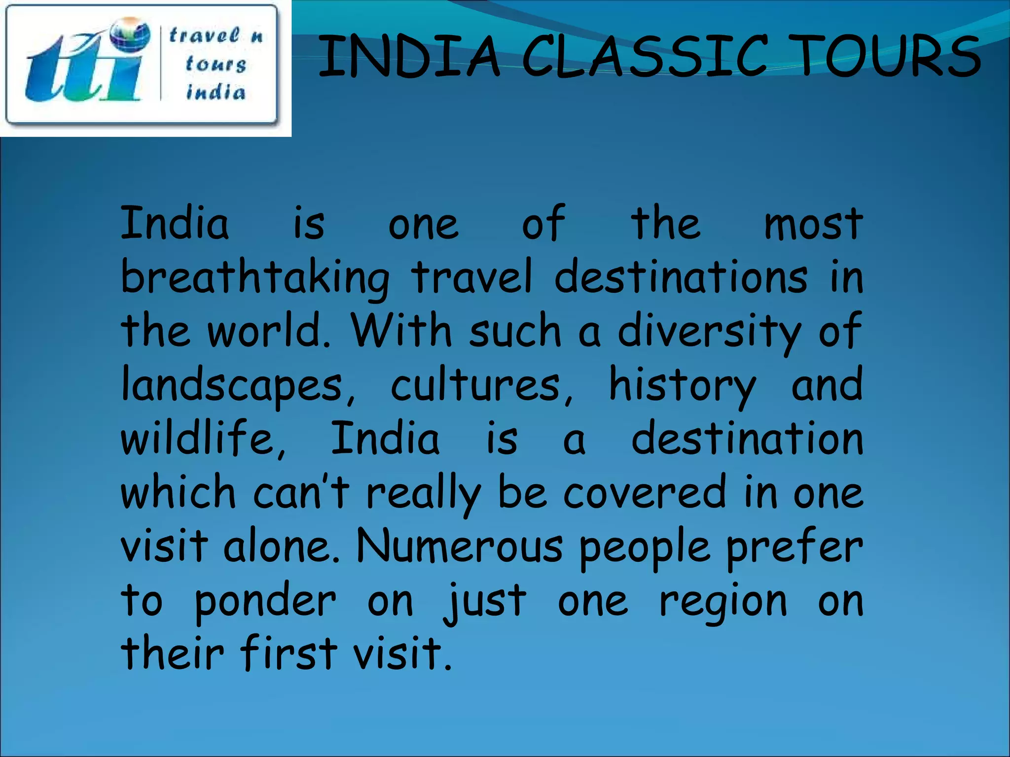 Classic tours india | PPT