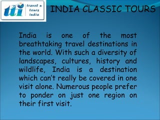 Classic tours india | PPT