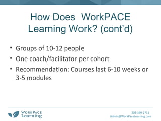 WorkPace Learning: Online Training Innovation | PPT