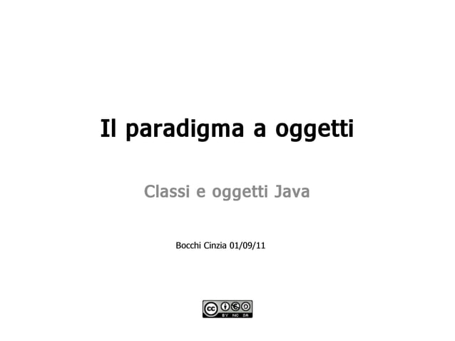 Classi e oggetti java | PDF