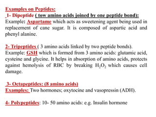 Classif. amino acids proteins | PPTX