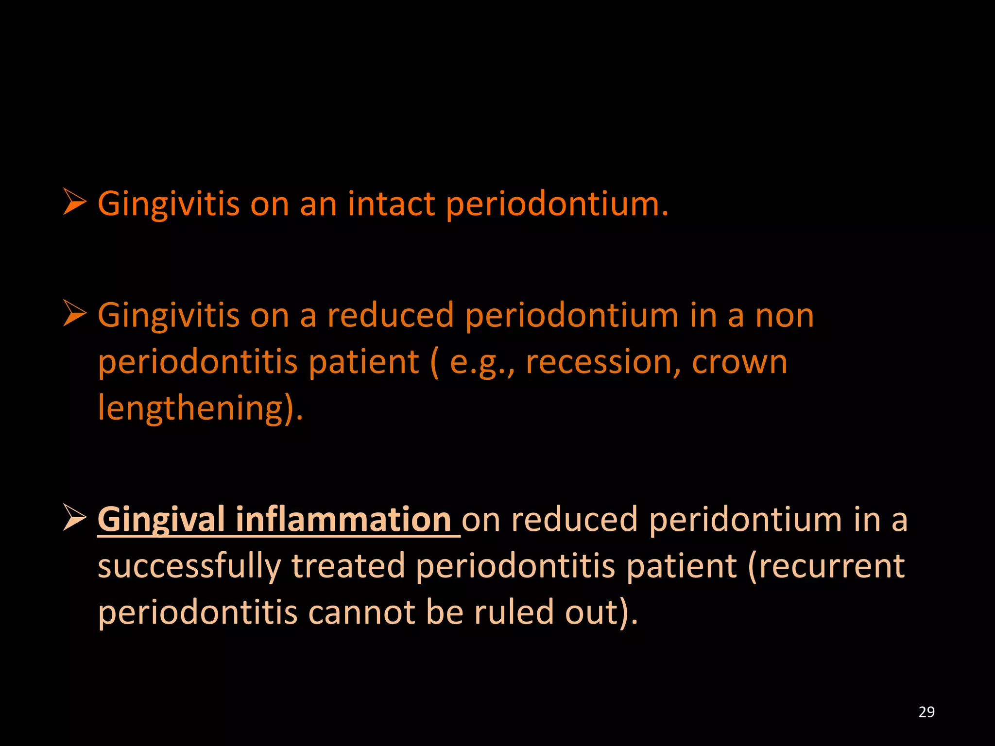 AAP 2017 CLASSIFICATION OF PERIODONTAL DISEASE PART 1 | PPTX