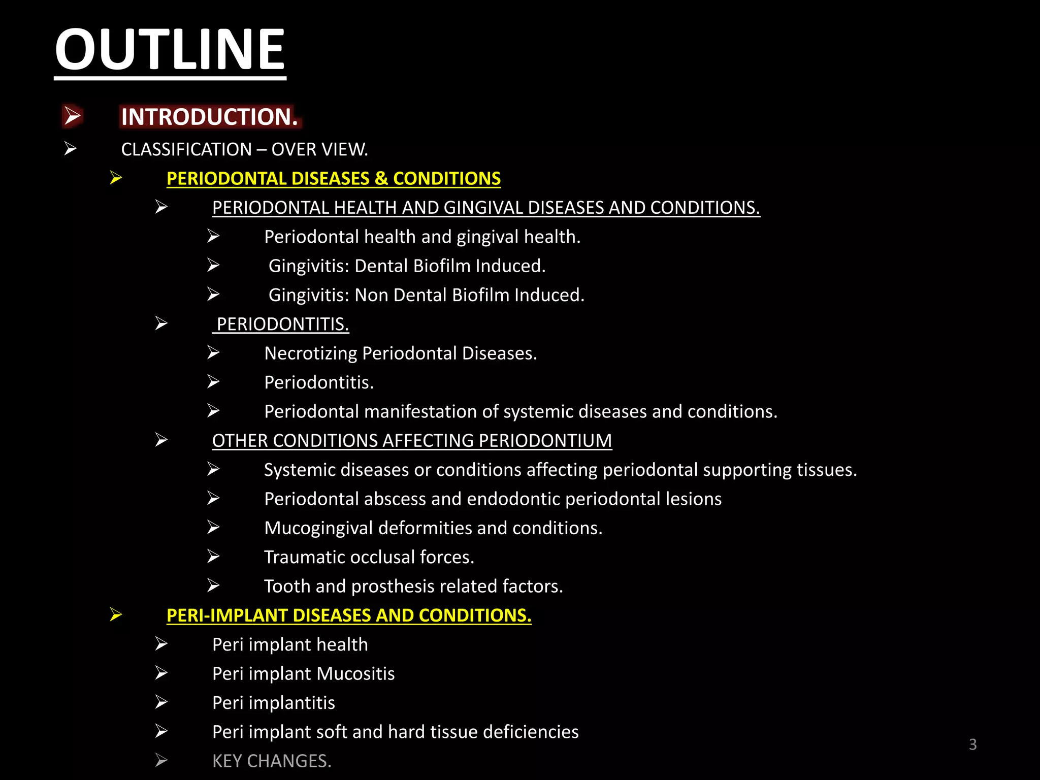 AAP 2017 CLASSIFICATION OF PERIODONTAL DISEASE PART 1 | PPTX