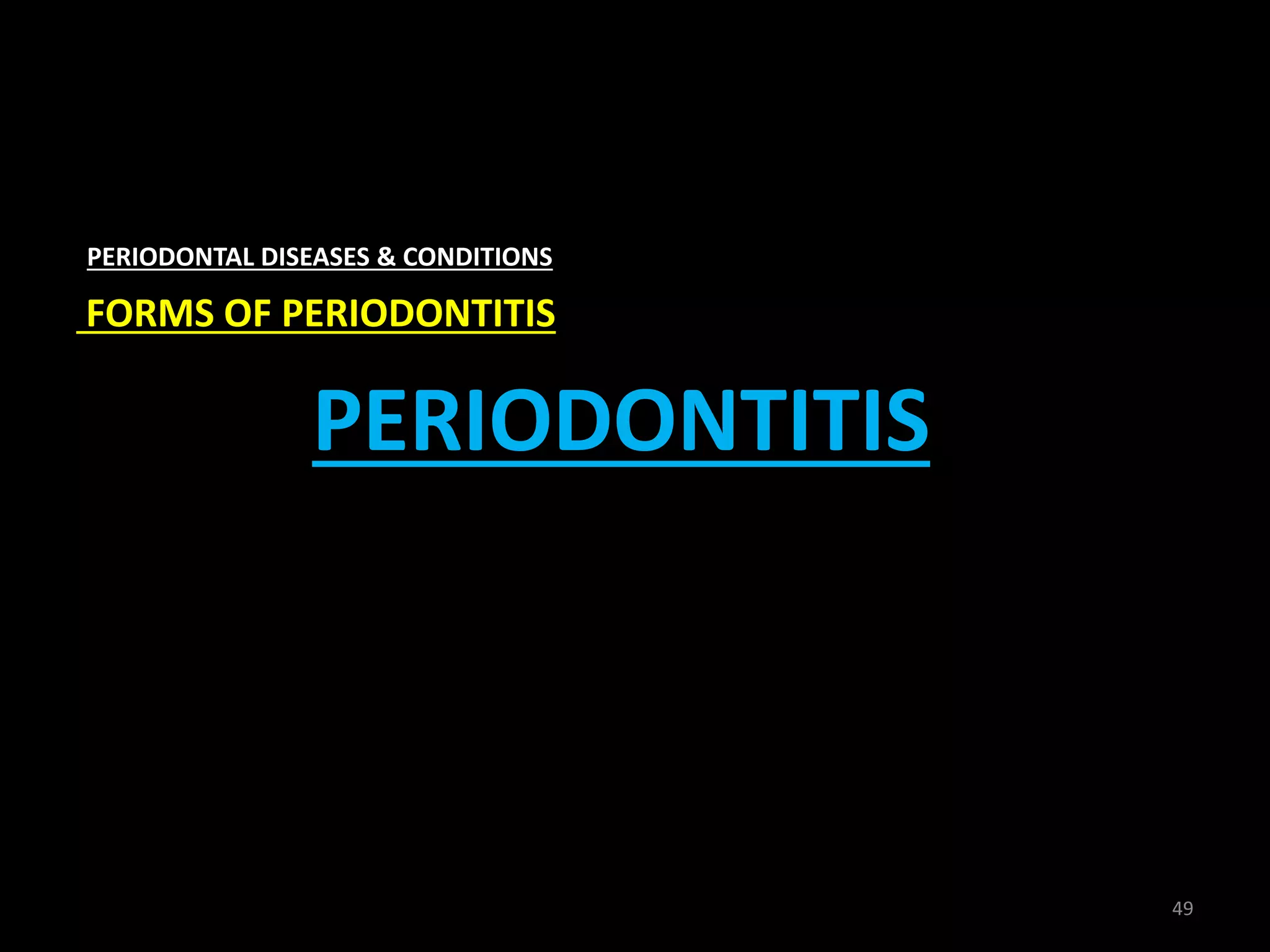 AAP 2017 CLASSIFICATION OF PERIODONTAL DISEASE PART 1 | PPTX