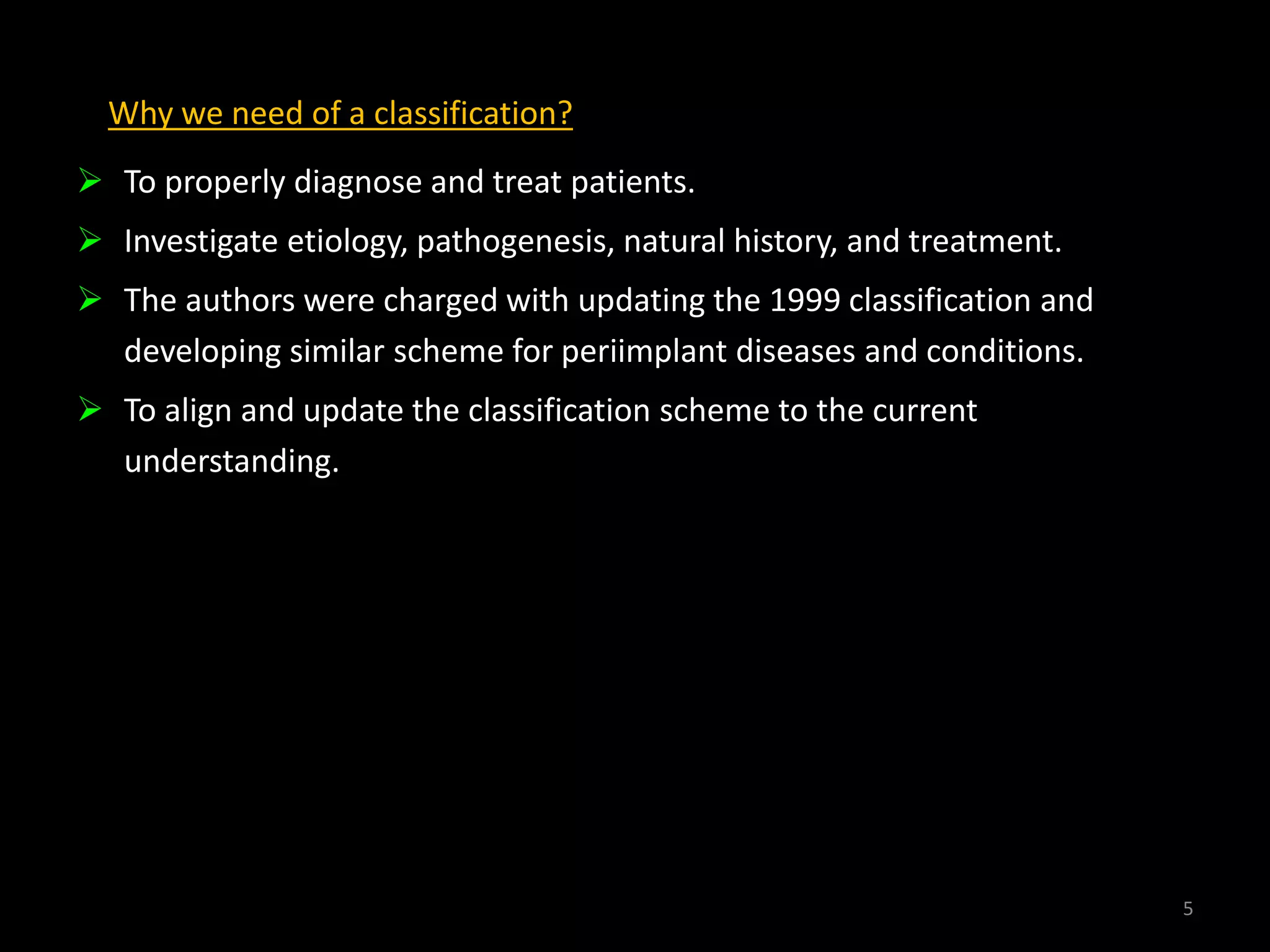 AAP 2017 CLASSIFICATION OF PERIODONTAL DISEASE PART 1 | PPTX