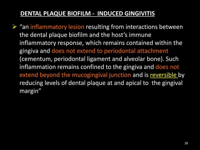 AAP 2017 CLASSIFICATION OF PERIODONTAL DISEASE PART 1 | PPTX | Dental ...