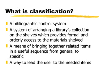Dewey Classification | PPT