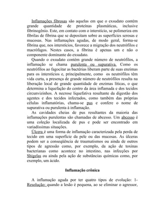 Classificaçao Morfologica das inflamaçoes.doc