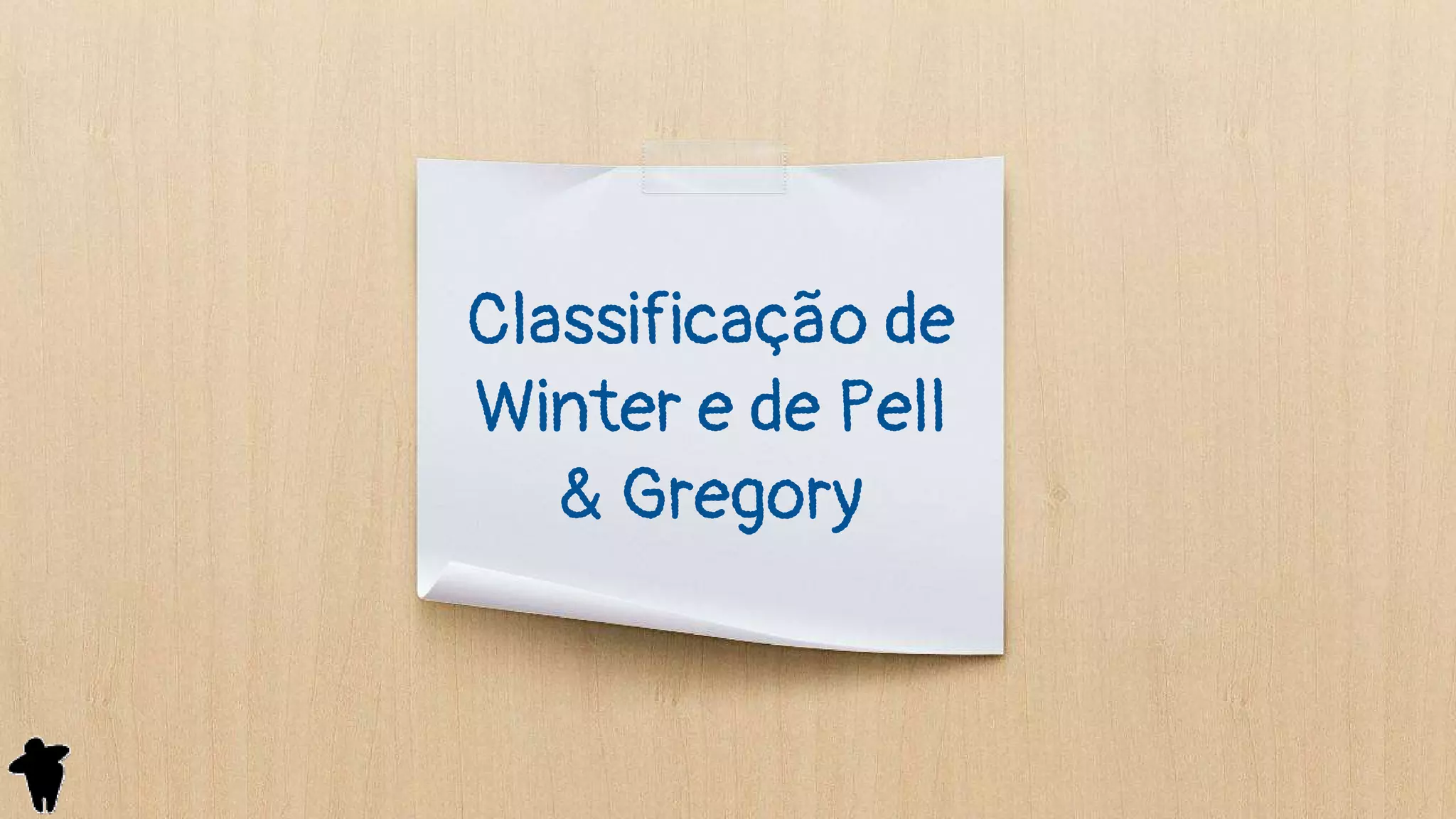 Classificação de Winter e Classificação Pell e Gregory - Cirurgia ...