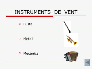 Classificacio Instruments | PPS