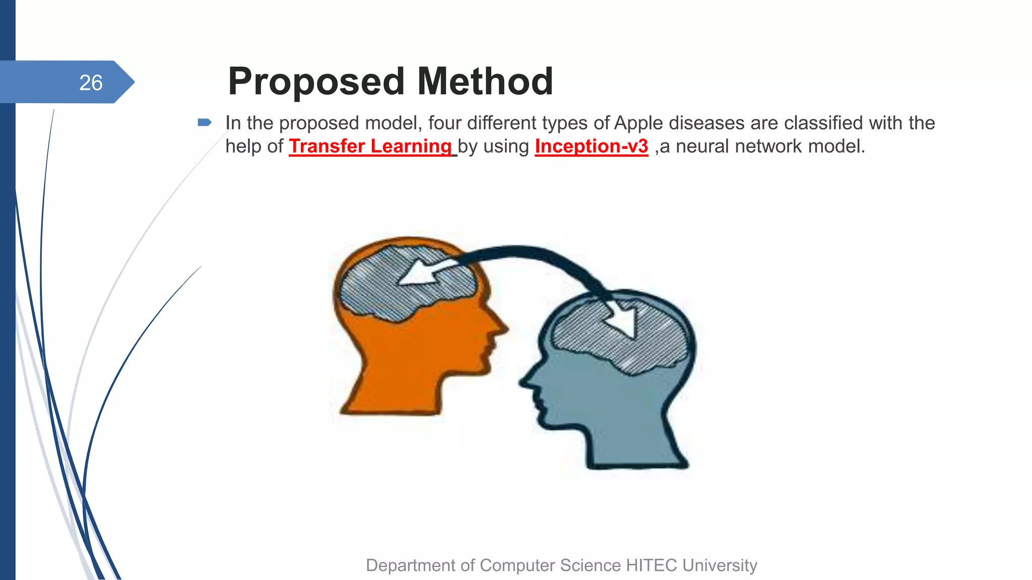 Classification Of Apple Diseases Through Machine Learning Ppt