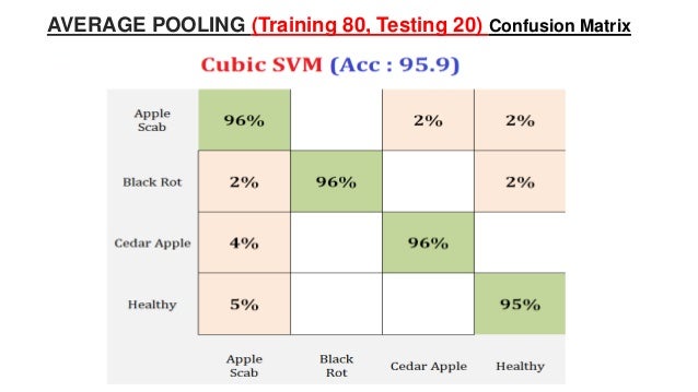 Classification Of Apple Diseases Through Machine Learning