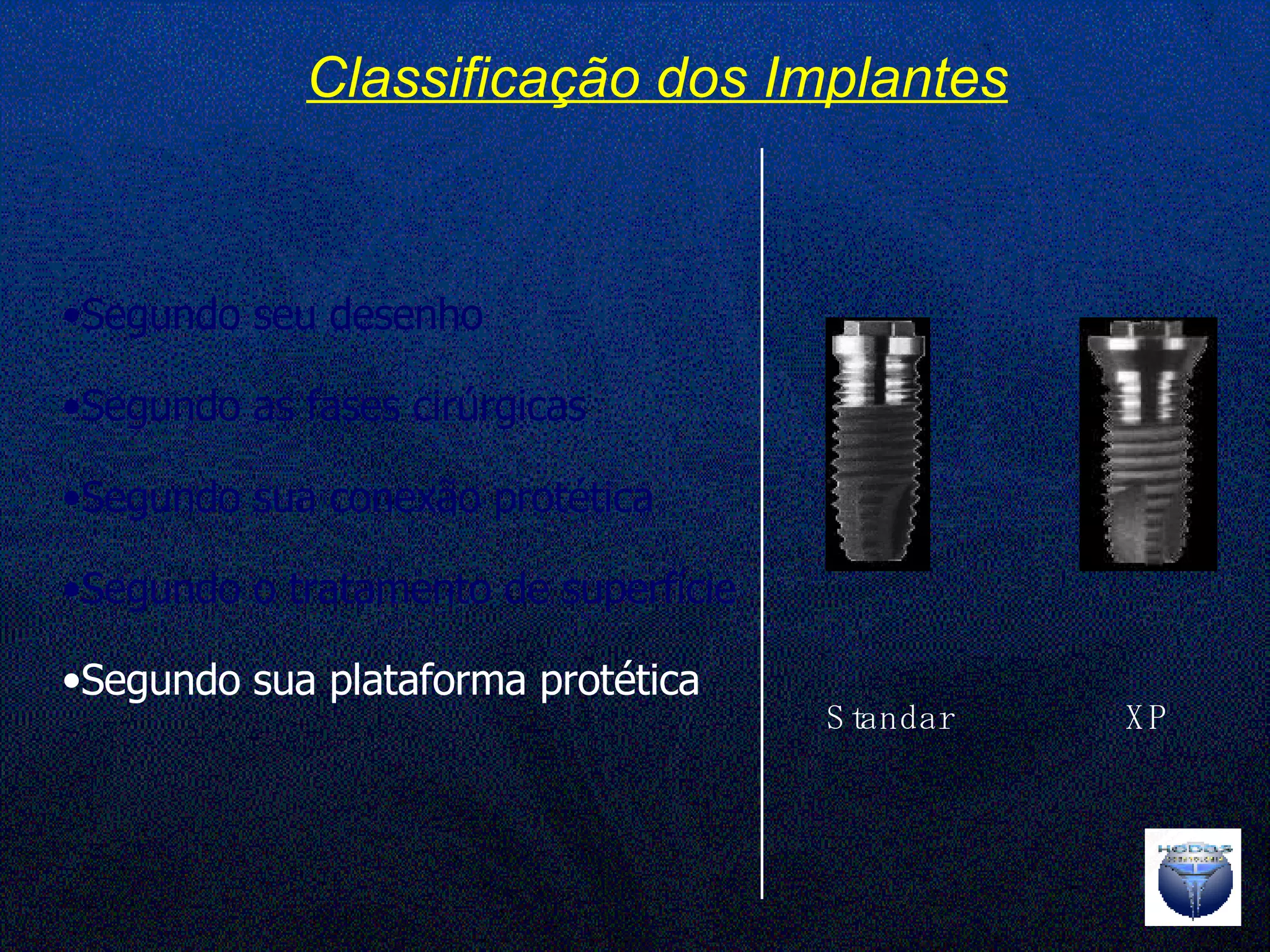 ClassificaçãO E Tipos De Implantes Alunos | PPT