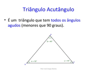 Classificação de triângulos | PPS