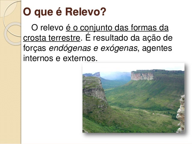 Classificação do Relevo Brasileiro