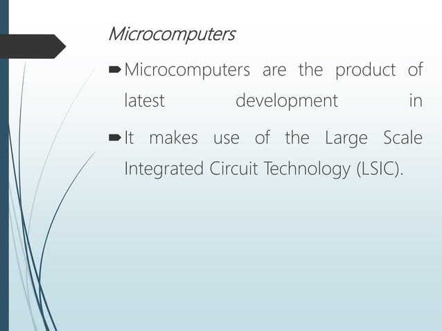 General computer - Classification of computers | PPSX