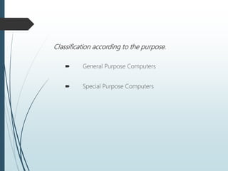 General computer - Classification of computers | PPT | Free Download