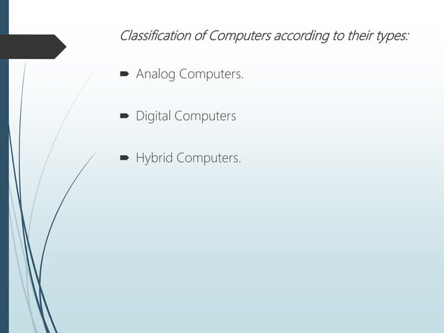 General computer - Classification of computers | PPSX