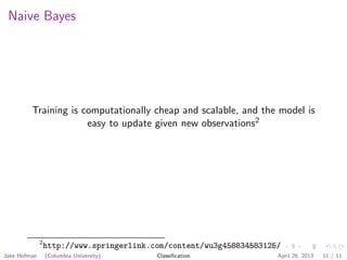 Computational Social Science, Lecture 13: Classification | PPT