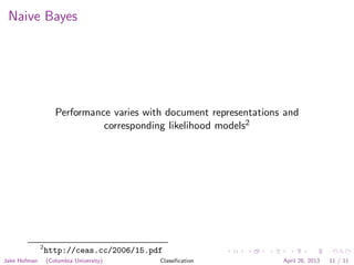 Computational Social Science, Lecture 13: Classification | PPT