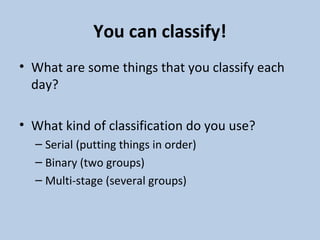 Classification | PPT