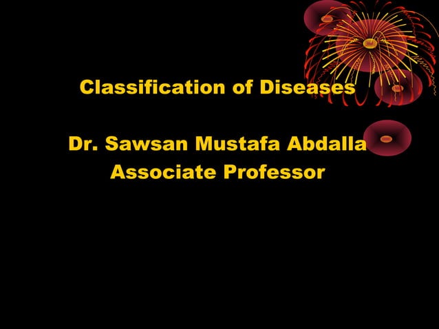 Classification of Diseases | PPT