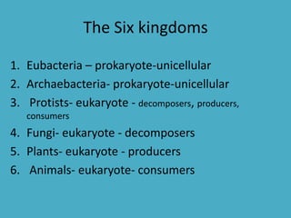 Classification and bacteria | PPTX