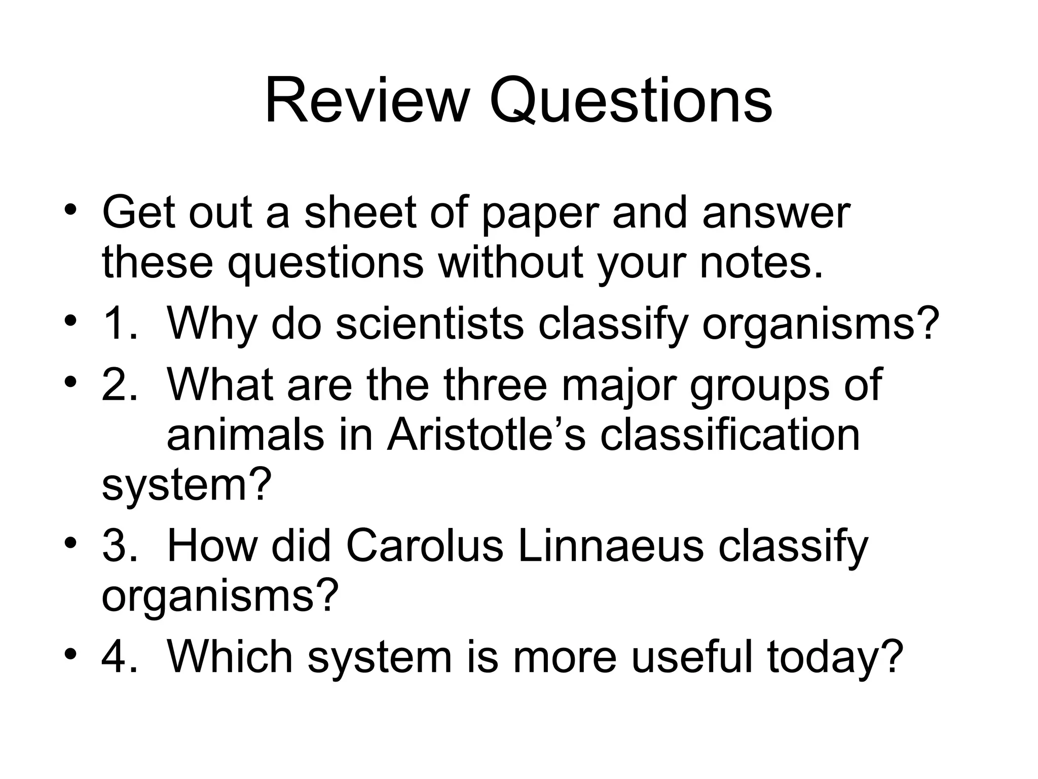 Classification | PPT