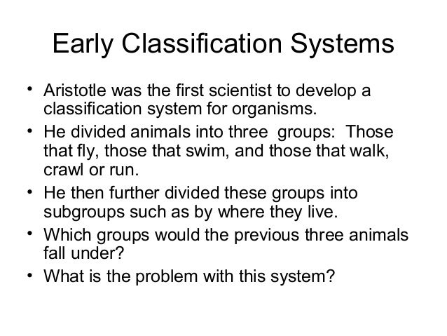Classification