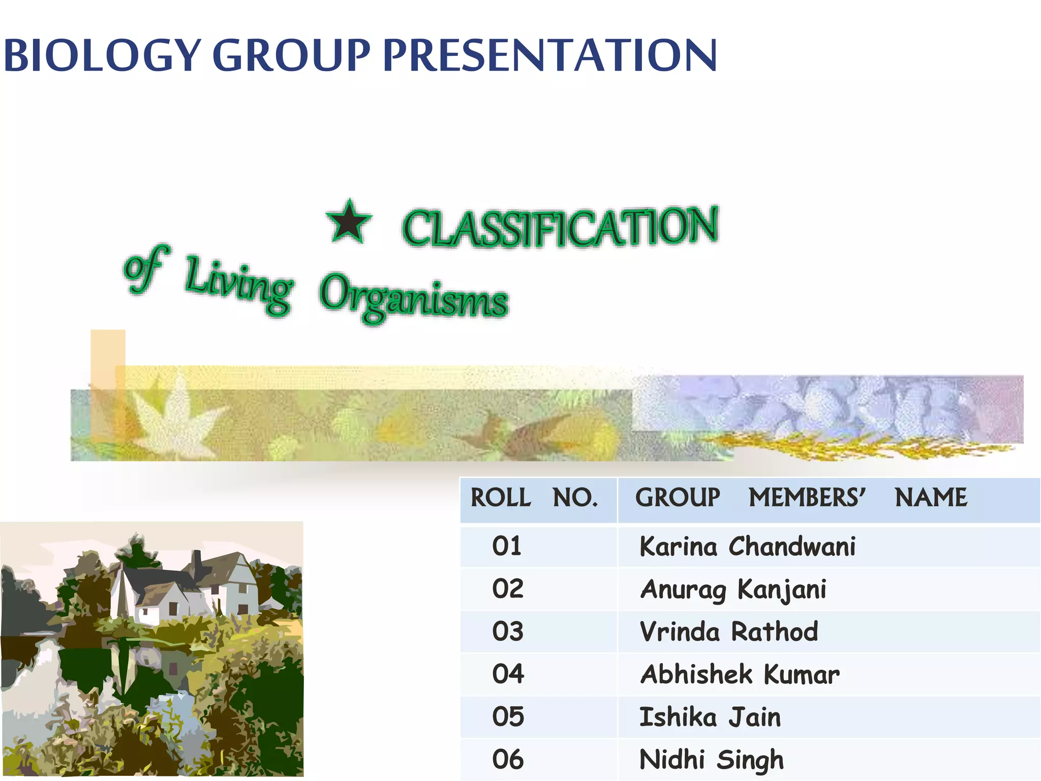 Classification of organisms | PPTX