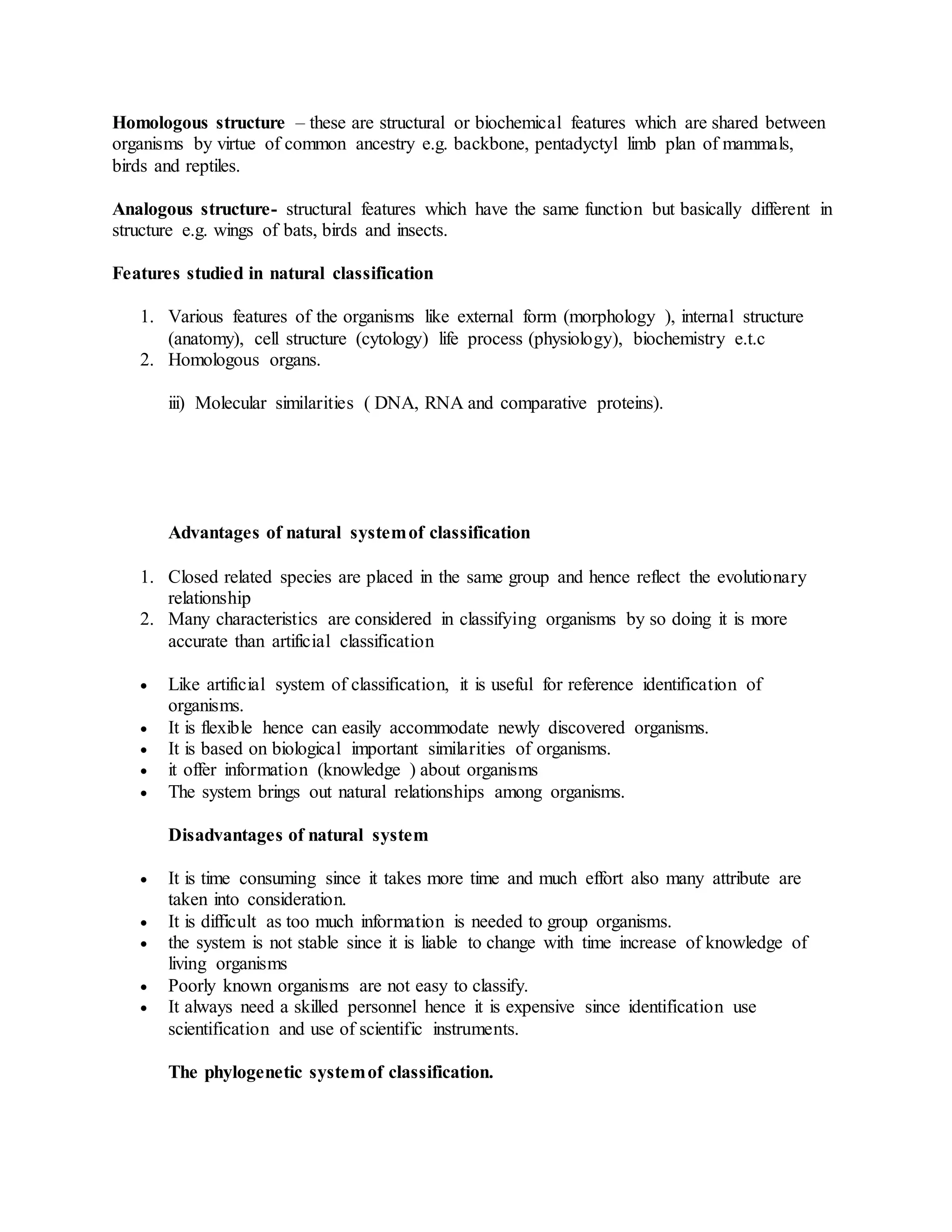 Classification | DOCX