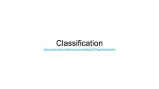Lecture on Classification | PPT