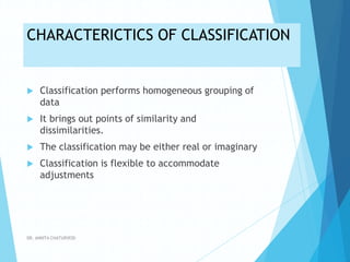 Classification of Data | PPT