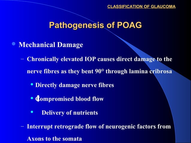 Classification of Glaucoma | PPT