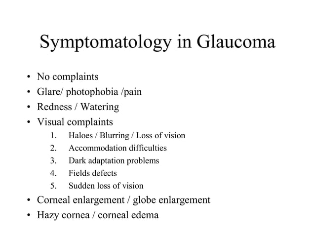 Classification of Glaucoma | PPT
