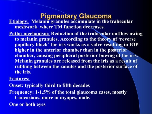 Classification of Glaucoma | PPT