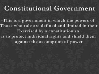 Classification of the government | PPT